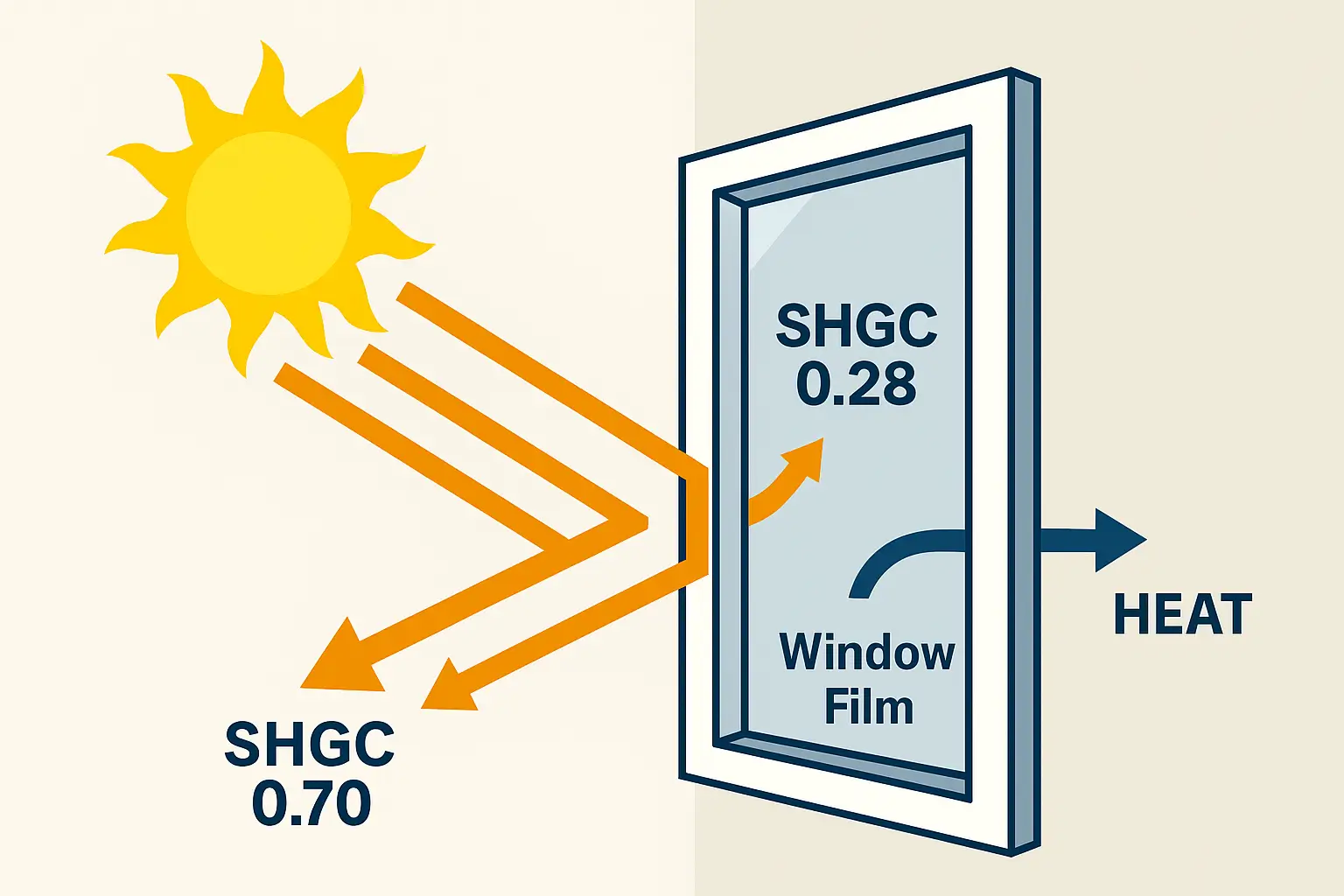 Solar Heat Gain Coefficient (SHGC) Explained for Window Film