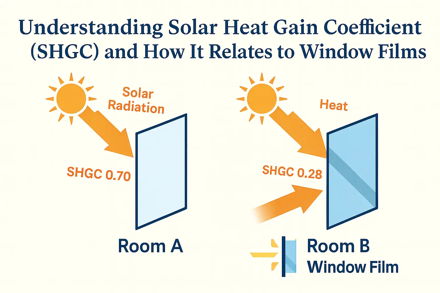 Solar Heat Gain Coefficient (SHGC) Explained for Window Film
